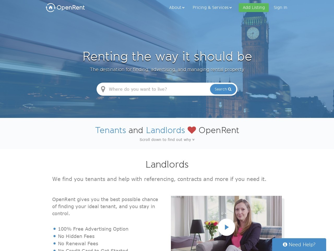 OpenRent | The Property Pages